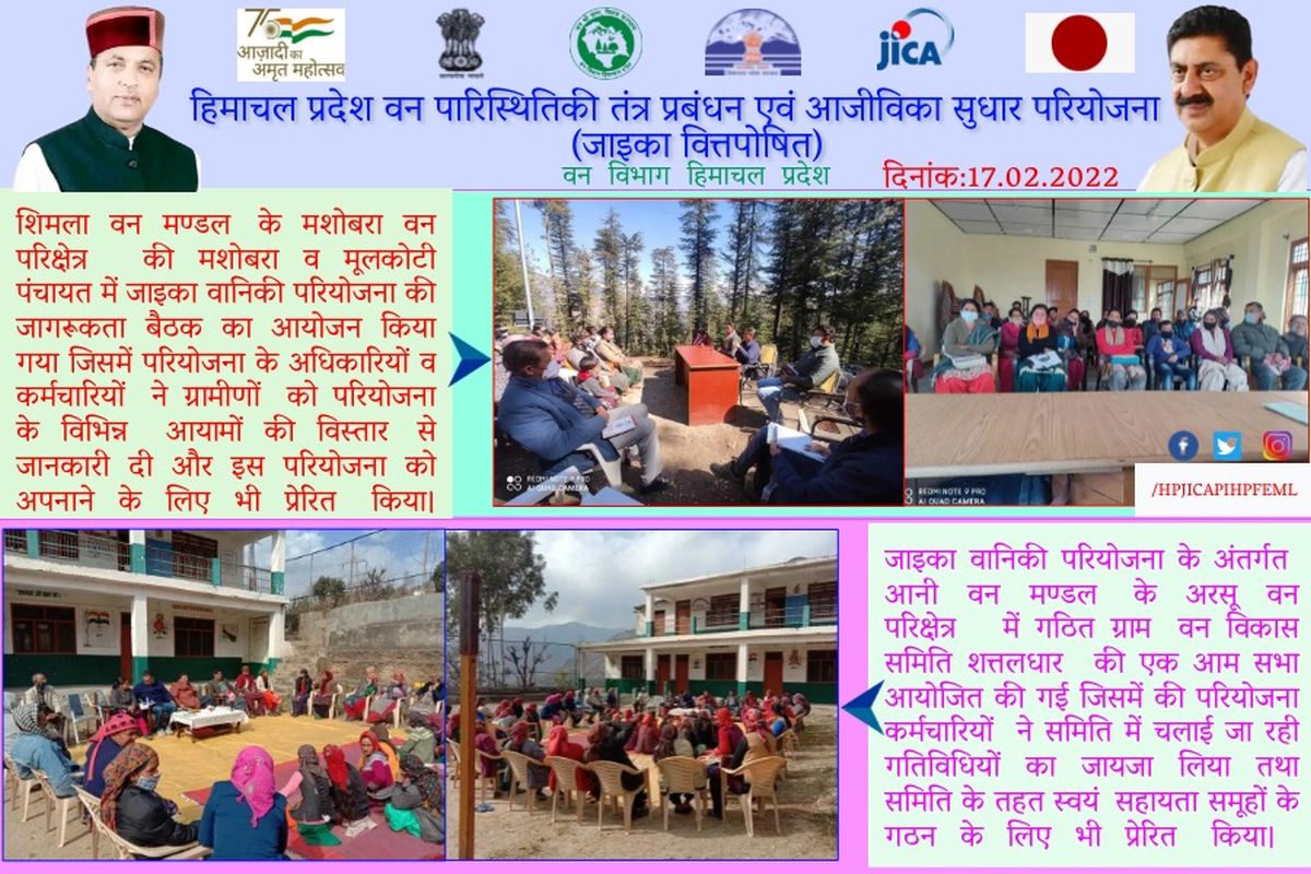 HP JICA Forestry Project || Shimla